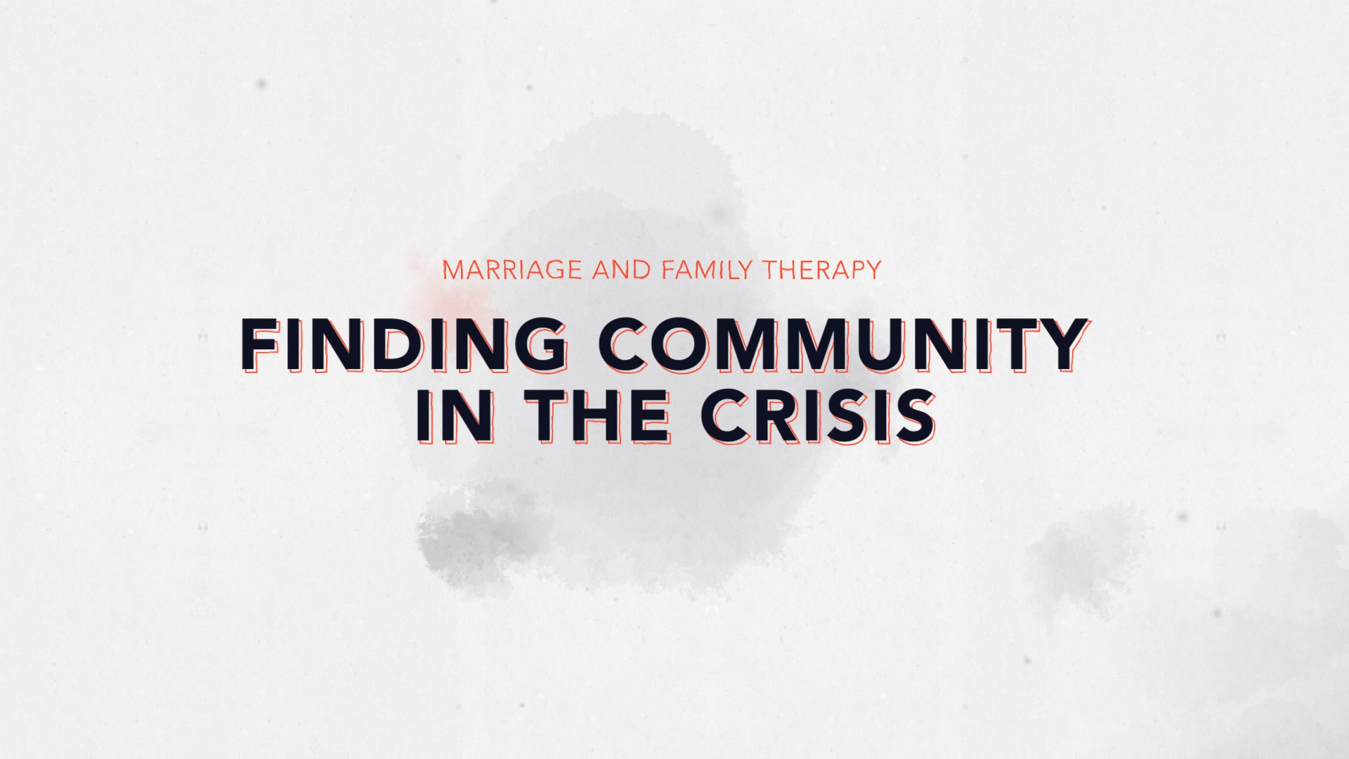 Finding Community in the Crisis – FULL EPISODE – AAMFT+